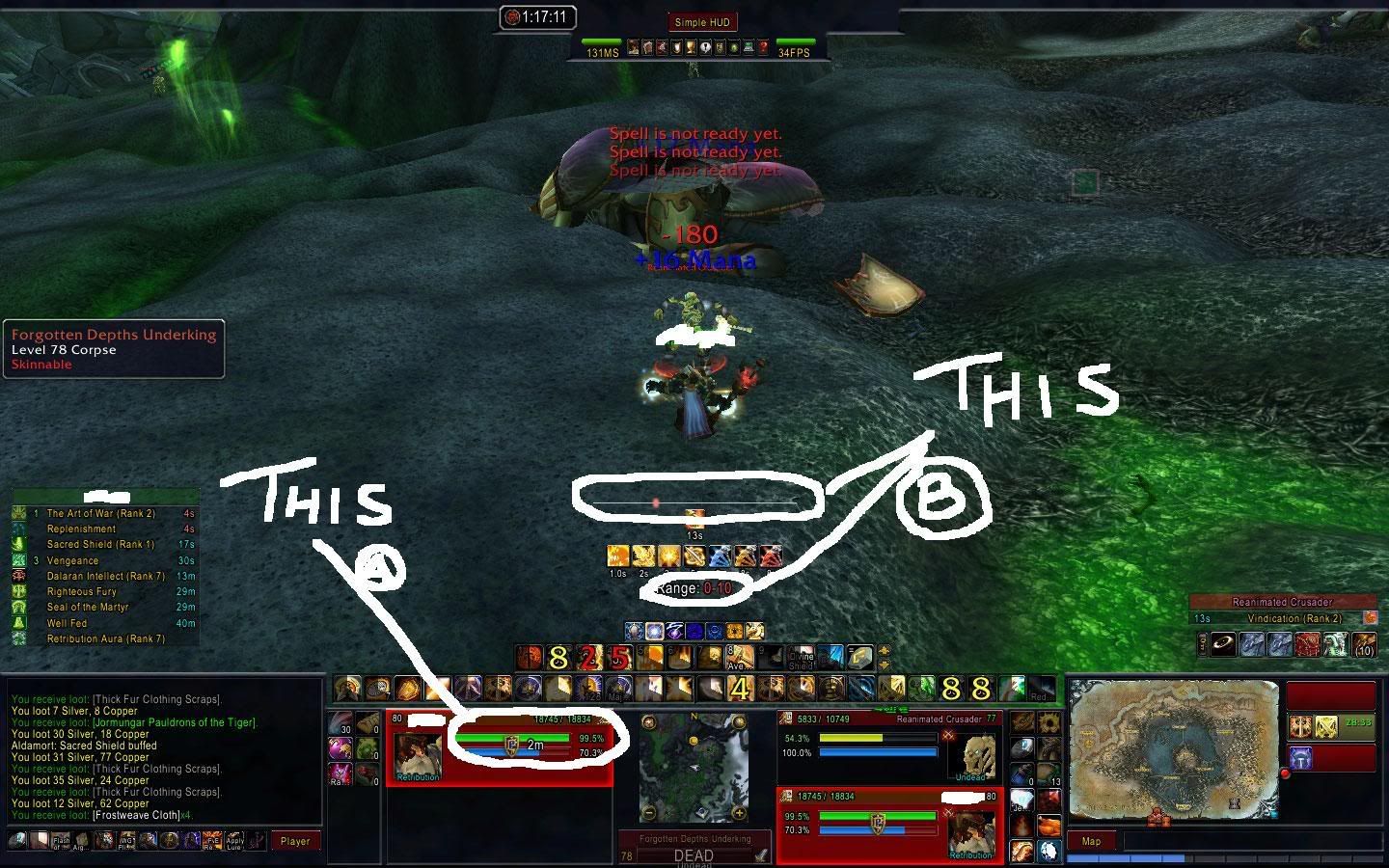 Add values to health bars instead of % - WoWInterface